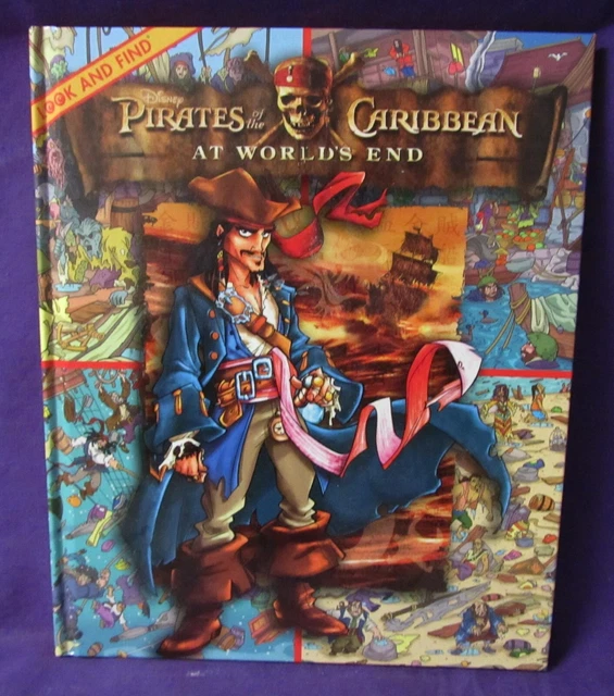 DISNEY PIRATES OF the Caribbean At Worlds End Look and Find Hardcover ...