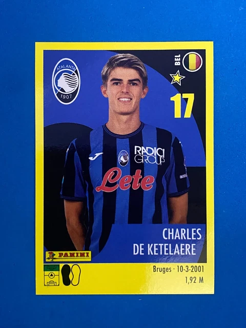 FIGURINE CALCIATORI PANINI 2024-25 2025 n. 21 Charles de Ketelaere (Atalanta) EUR 1,00 - PicClick IT
