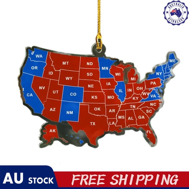 2024 ELECTION RESULTS Map Presidential Election Map Christmas Tree ...