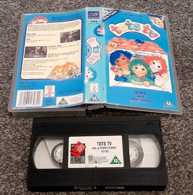 TOTS TV OWL & Other Stories Tilly Tom And Tiny Pal Vhs Video Kids ...