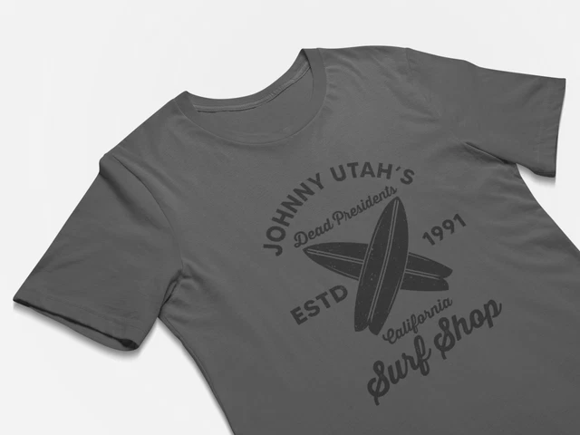JOHNNY UTAH'S SURF Shop - T-shirt film Point Break EUR 29,93 - PicClick FR