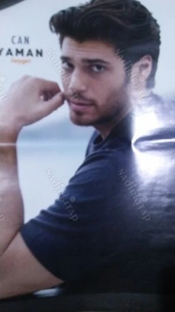 CAN YAMAN TV Series Actor Original Turkish Magazine Gift Poster Rare £ ...