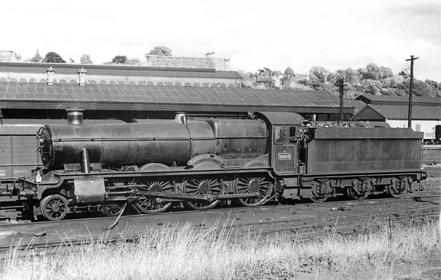 PHOTOGRAPH GWR 6994 Baggrave Hall Steam Locomotive Swindon Works 6x4 £ ...