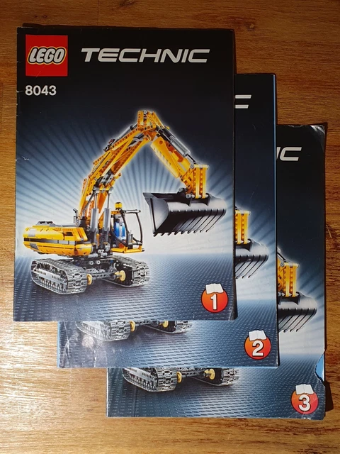 ORIGINAL BUILDING INSTRUCTIONS LEGO Technic 8043 - Motorized ...