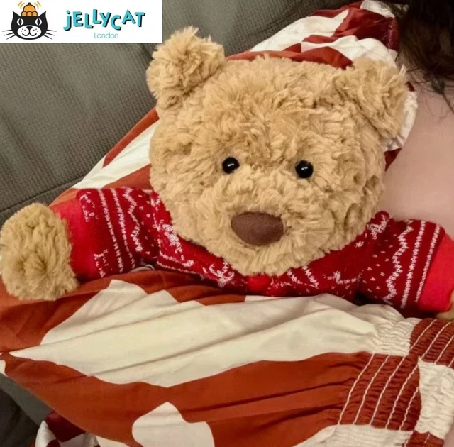 22CM JELLYCAT WINTER Pyjamas Bartholomew Bear, BNWT,Dust Bag,Cute ...