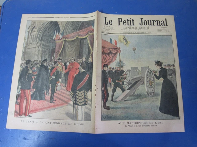 LE PETIT JOURNAL 1901 568 Tsar cathérale Reims Chicago Miss Goldmann ...