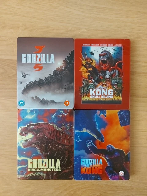 MONSTERVERSE COLLECTION 4K Blu Ray Set - Godzilla Kong - 4 Films - vs ...
