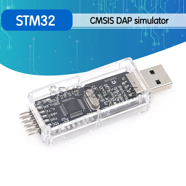 CMSIS DAP/DAPLINK 5V Emulator STM32 Debugger Portable Downloader USB ...