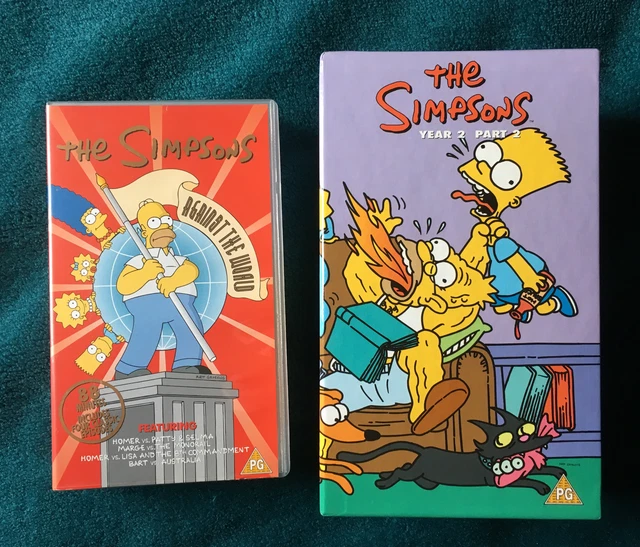 THE SIMPSONS VHS Bundle - The Simpsons Against The World & Boxset £5.99 ...