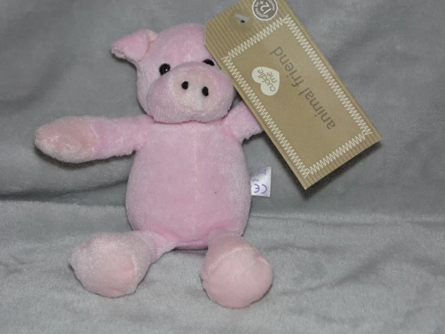 TESCO PINK PIG soft toy Cuddle Me Animals Friends piglet £13.45 ...
