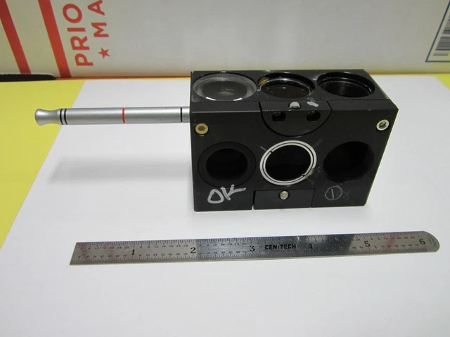 REICHERT LEICA POLYVAR Optics Polarizing Microscope Slide As Est Bin # ...