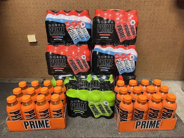 PRIME BY LOGAN Paul x KSI Prime Hydration Drink 8 Pack Bottles (note ...