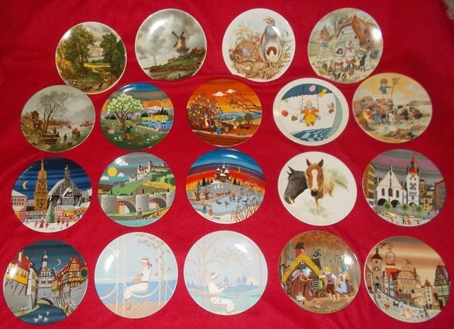 POOLE PLATES VARIOUS Including Art Deco / Scenes / Seasons Etc - Select ...