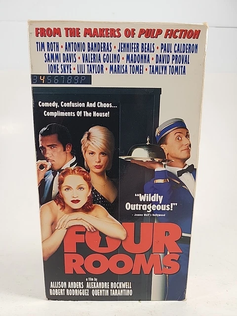 FOUR ROOMS VHS 1995 Tim Roth Madonna Quentin Tarantino movie £8.89 ...
