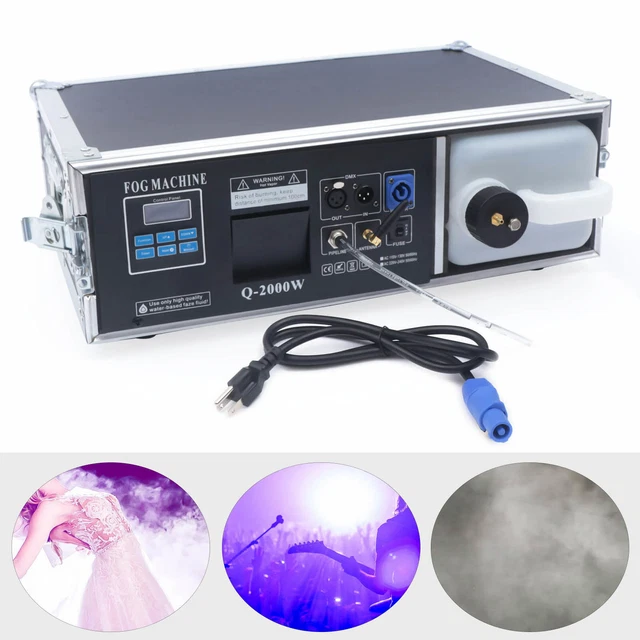 DMX MIST HAZE Machine 3.5L Stage Effect 1500W Fog Hazer for DJ Club ...