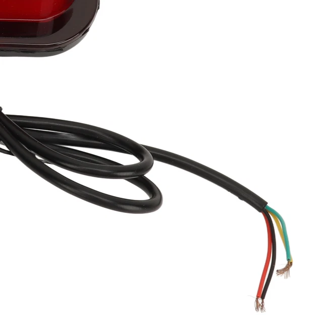 (RED)CAR FOG LAMP Rear Bumper Light 3 In 1 Integrated Dynamic Welcome ...