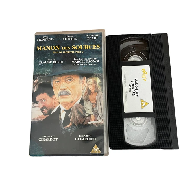 MANON DES SOURCES: Jean De Florette Part 2 - VHS Video Tape Yves ...