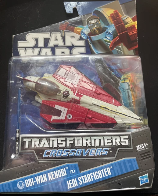 STAR WARS TRANSFORMERS Crossover Obi-Wan Kenobi To Jedi Starfighter Nip ...