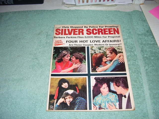 SILVER SCREEN MAGAZINE, March 1966, Ricky Nelson, Sonny & Cher, Ann ...