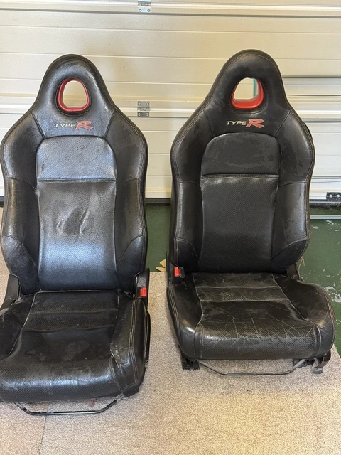 HONDA CIVIC TYPE R EP3 Front Leather Seats Pair £250.00 - PicClick UK