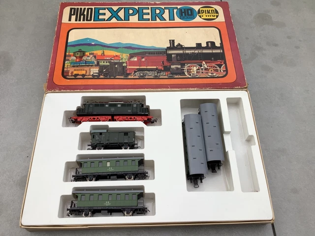 COFFRET PIKO EXPERT au HO avec locomotive électrique 244 068-3 de le DR ...