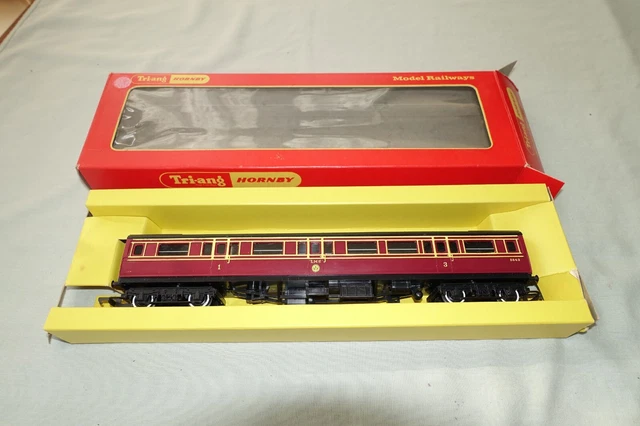 TRI-ANG HORNBY R747 Lms First/Third Coach '2643' Excellent Boxed Oo ...