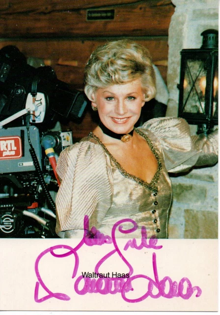 AUTOGRAMM - WALTRAUT Haas EUR 3,65 - PicClick DE