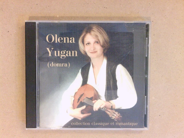 RARE CD / Olena Yugan / Domra / Ukraine / Bach, Schubert, Saint Saens ...