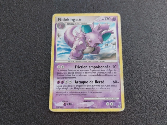 CARTE CARD POKÉMON pokemon Nidoking 34 132 EUR 5,99 - PicClick FR