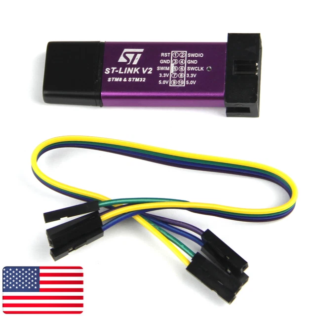 ST LINK V2 Programmer Debugger STLINK STM8 STM32 Same Day Shipping US ...