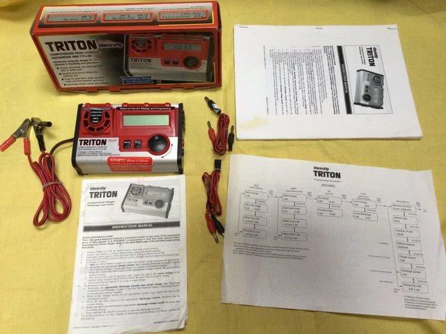 TRITON 12V DC Battery Charger/Discharger/Cycler, NEVER USED £37.69 ...