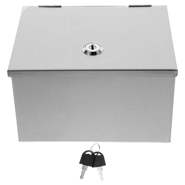 OUTDOOR SOCKET BOX Stainless Steel Lockable Electrical Enclosure $53.23 ...