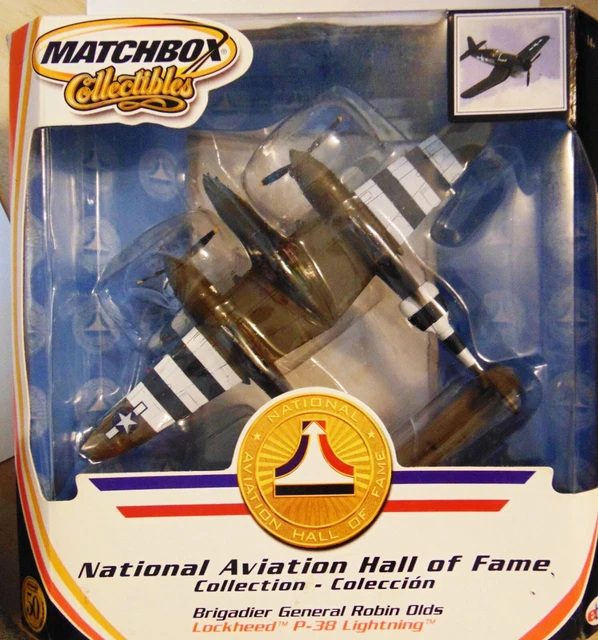 MATCHBOX COLLECTIBLES NATIONAL Aviation Hall Of Fame Lockheed P-38 ...