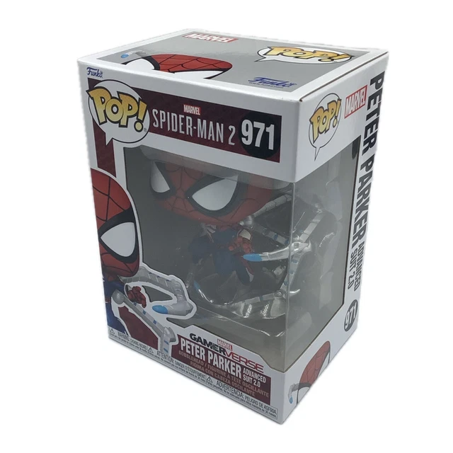 FUNKO POP 971 Marvel SPIDER-MAN 2 - PETER PARKER Advanced Suit 2.0 EUR ...