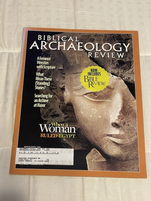 BIBLICAL ARCHAEOLOGY REVIEW Magazine March April 2006 - When A Woman ...