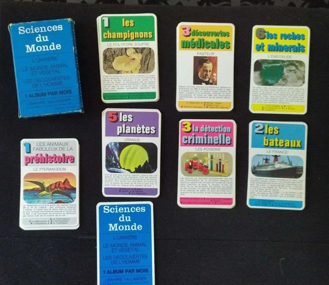 JEU DE 7 Familles -Sciences du monde- années 70 EUR 7,00 - PicClick FR