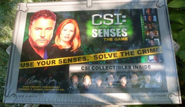 CSI: CRIME SCENE Investigation Senses The Board Game Complete CBS TV ...