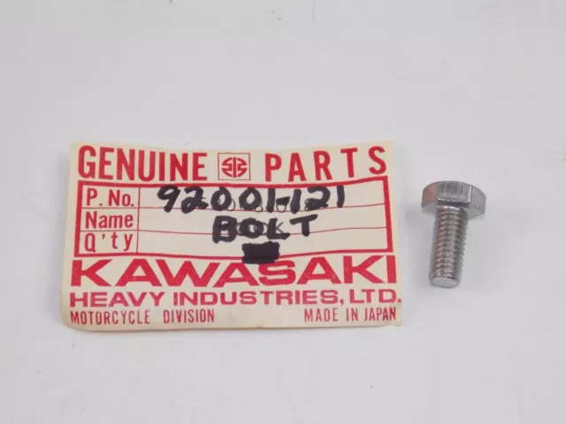Nos Kawasaki 1969 2004 Hexagonale Tête Boulon 6x14 Klf110 Ks125 Ke100