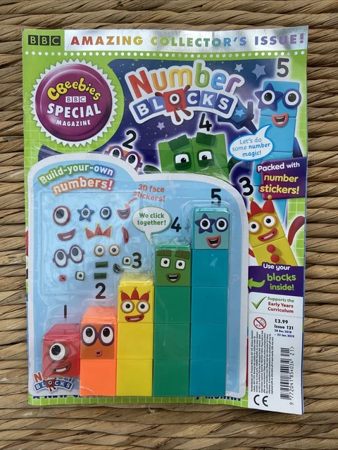 CBEEBIES NUMBERBLOCKS NUMBERS 1-5 Blocks Maths Resource Toy Home ...