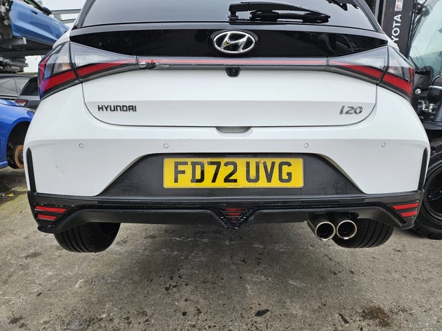 2020-2024 HYUNDAI I20 N-Line Complete White Rear Bumper And Crash Bar £ ...