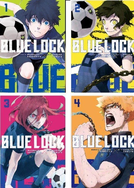 BLUE LOCK MANGA Comic English Version Book Volume 1-4 £12.20 - PicClick UK