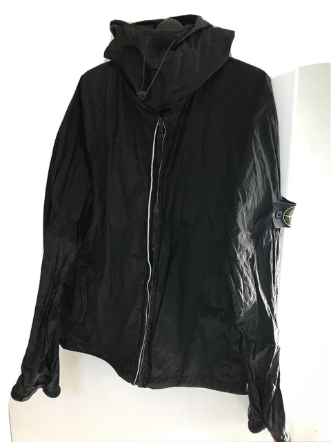 STONE ISLAND - Metallic Black Shimmer Jacket - Men’s XL - 2007 - Ultra ...