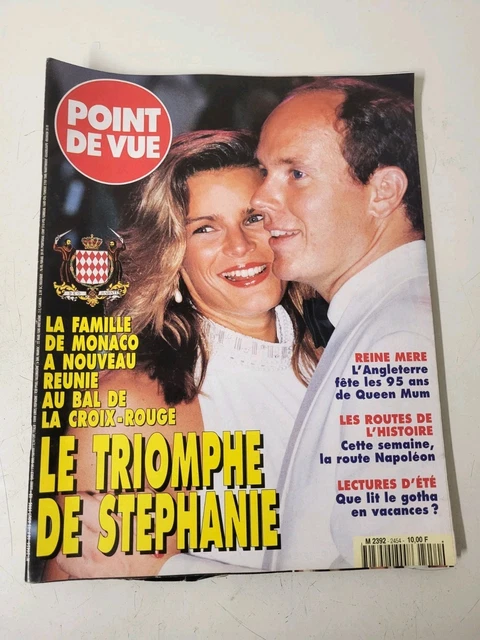 POINT VUE MAGAZINE:STÉPHANIE de Monaco Nº24454 Août 1995 EUR 4,00 ...