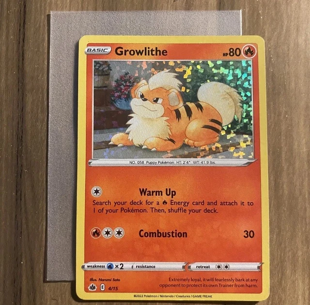 Growlithe Holo 415 Mcdonalds 2022 Match Battle Pokemon Tcg Mint £399