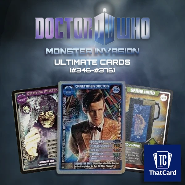 DR DOCTOR WHO Monster Invasion - Pick Ultimate Limited Edition Cards ...