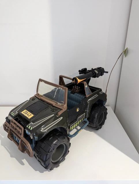 ZQ42 ACTION MAN 4 x 4 Jeep With Rear Missile Launcher & 7 x Missiles £7 ...