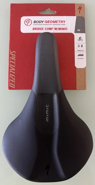 SPECIALIZED BODY GEOMETRY Bridge Comp with Mimic Bike Saddle - 168 mm ...