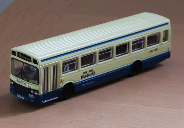 EFE FIRST BLUE Bus Leyland National 2 Long 1 Door Die Cast Bus Model 1: ...