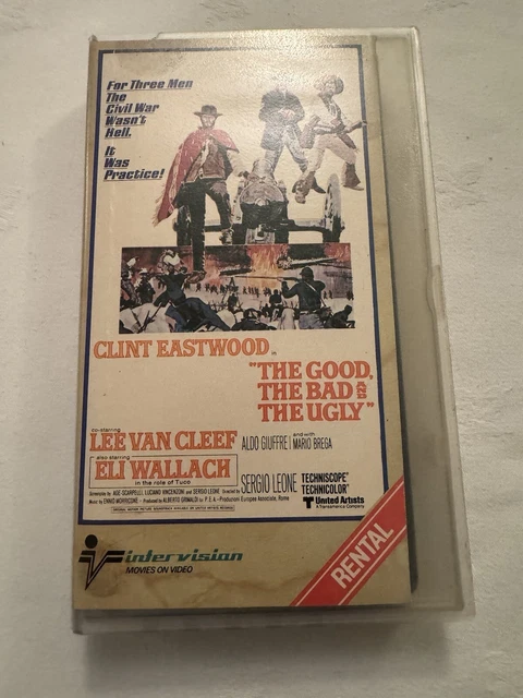 THE GOOD THE Bad And The Ugly VHS - Original Intervision Cover With ...