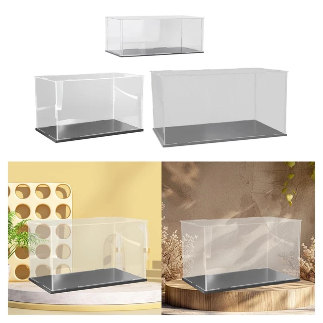 ACRYLIC DISPLAY CASE Collection Display Stand for Statue Action Figures ...